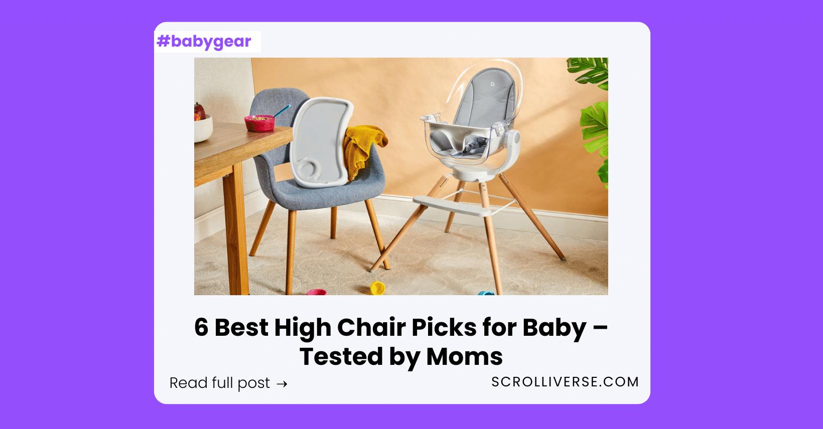 6 Best High Chair for Baby Picks Moms Recommend