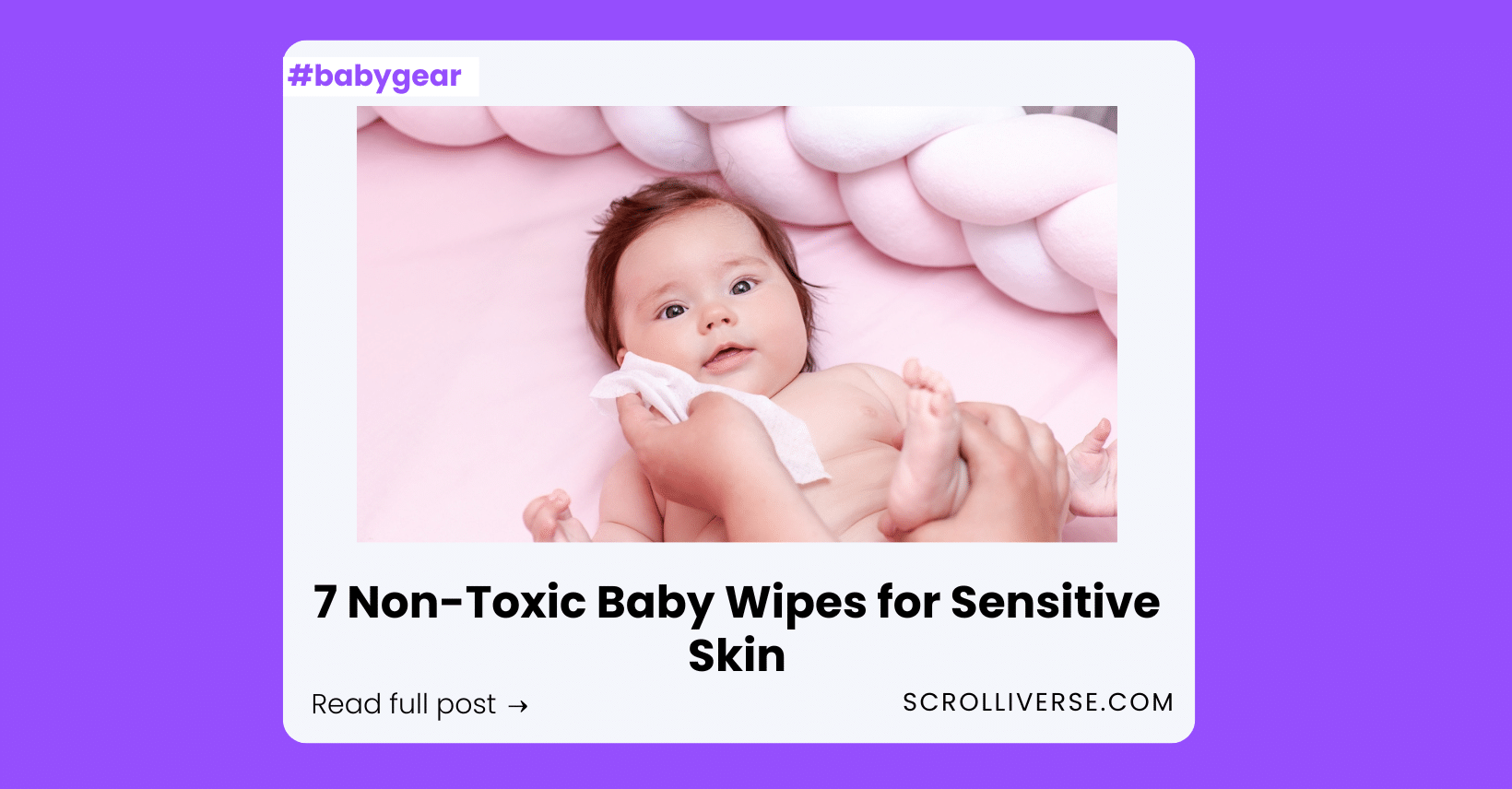 Non Toxic Baby Wipes for Soft, Rash-Free Skin