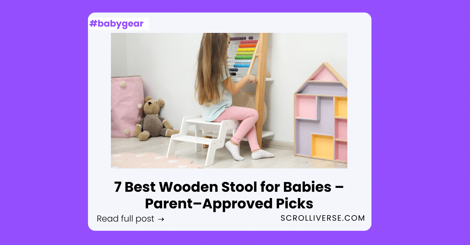 Top Wooden Stool for Babies – Tried by Parents