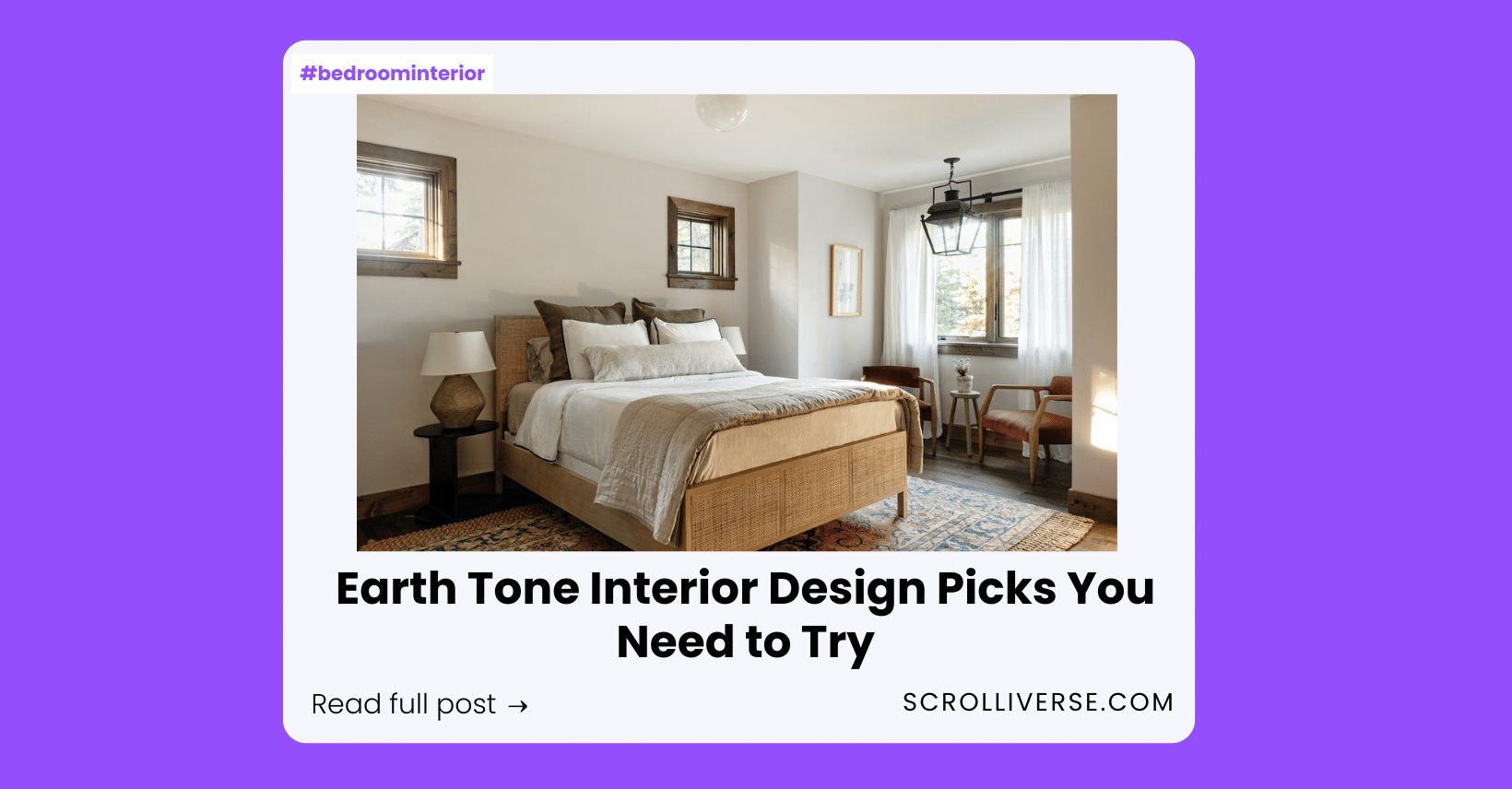 Earth Tone Interior Design: Cozy, Calm & Stylish